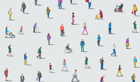 Socially Distant Group of People - West Press